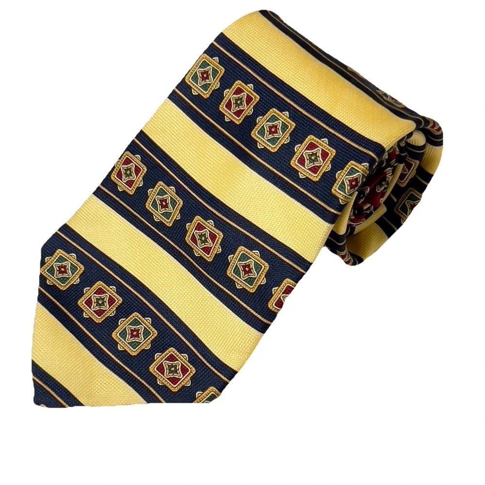 Tommy Hilfiger | Accessories | Tommy Hilfiger Necktie Men Os Yellow ...